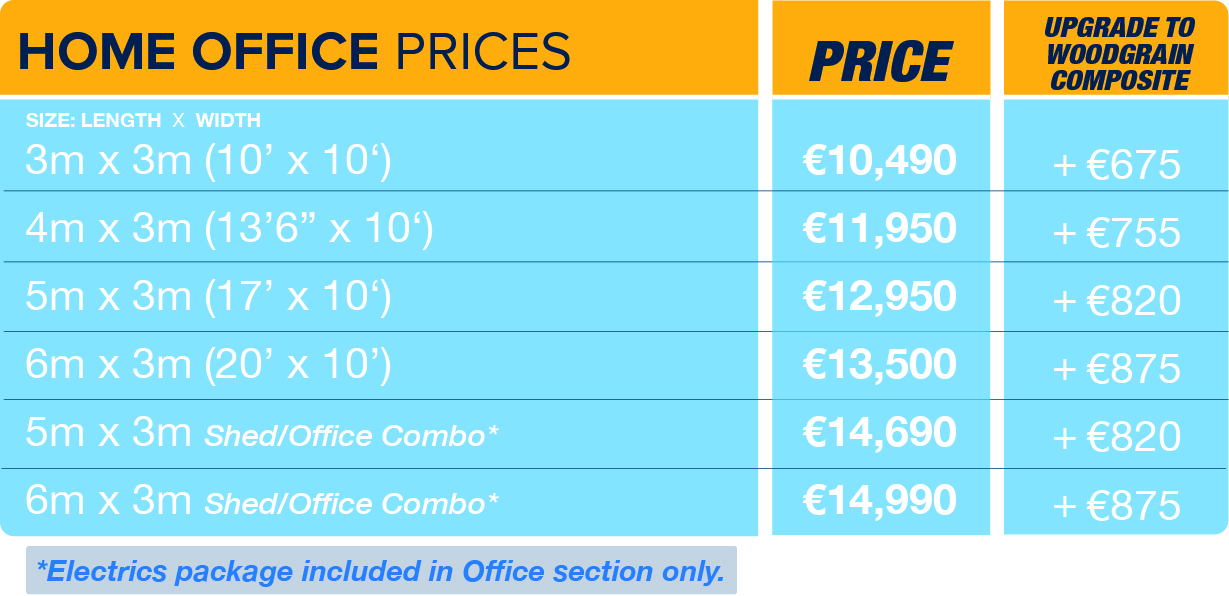 Home Offices, Steel Offices, PVC Home Offices | Steeltech Garden Rooms
