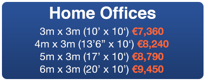 Home Offices, Steel Offices, PVC Home Offices | Steeltech Garden Rooms